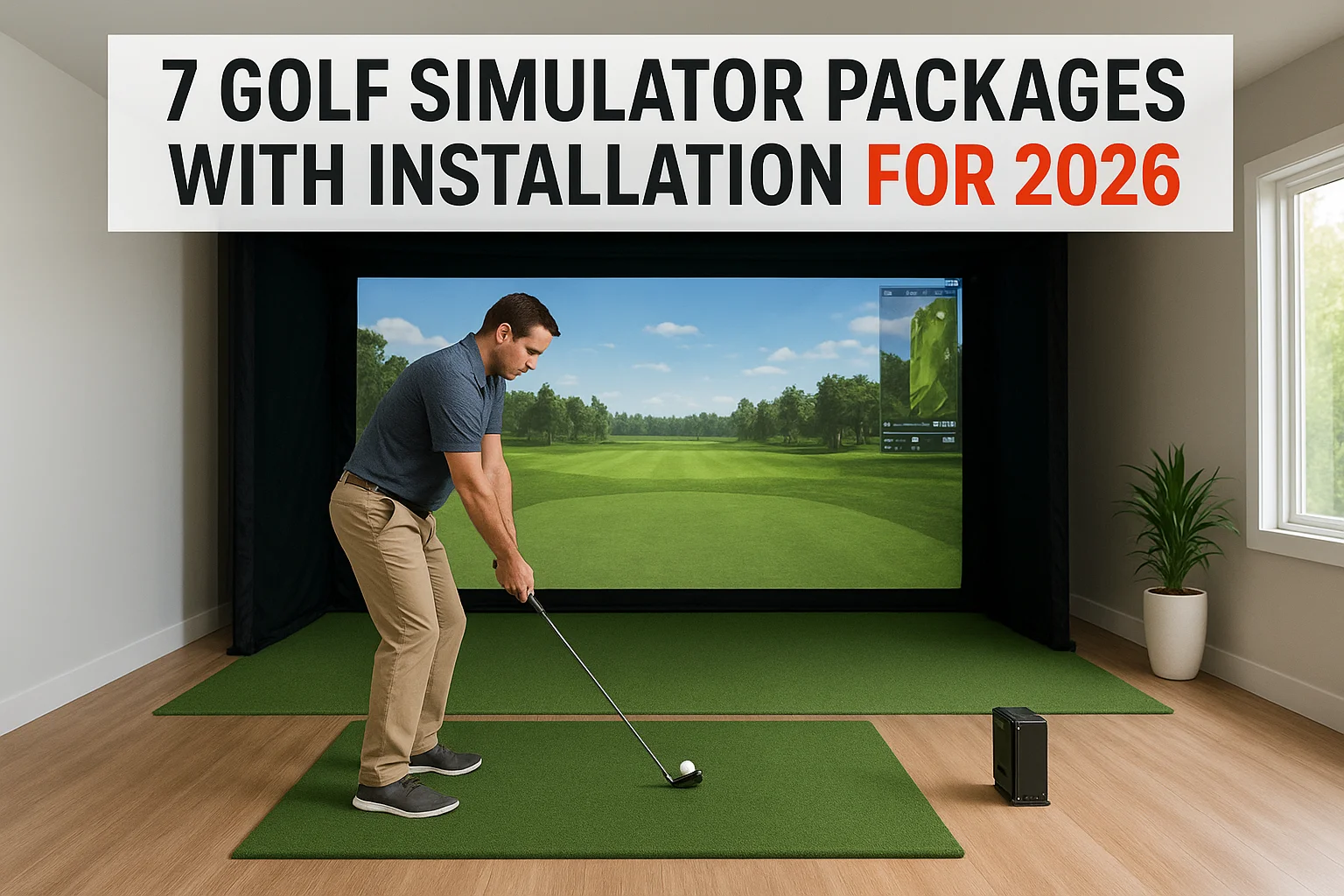 7 Golf Simulator Packages With Installation for 2026 | TVS Blog